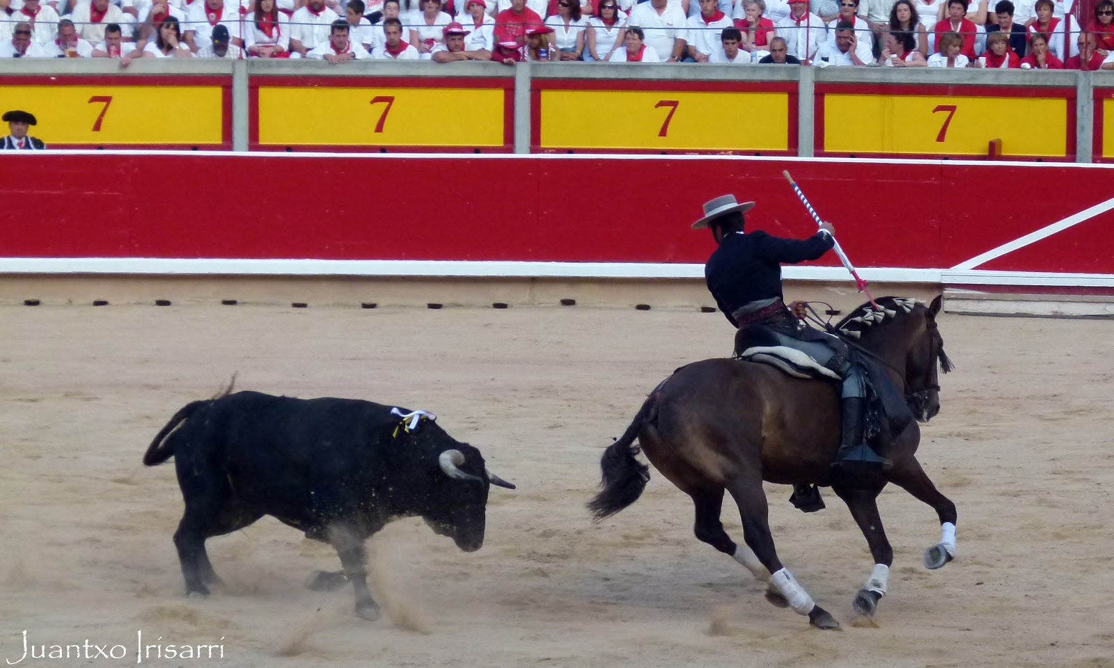 Sanfermines: Toros y caballos