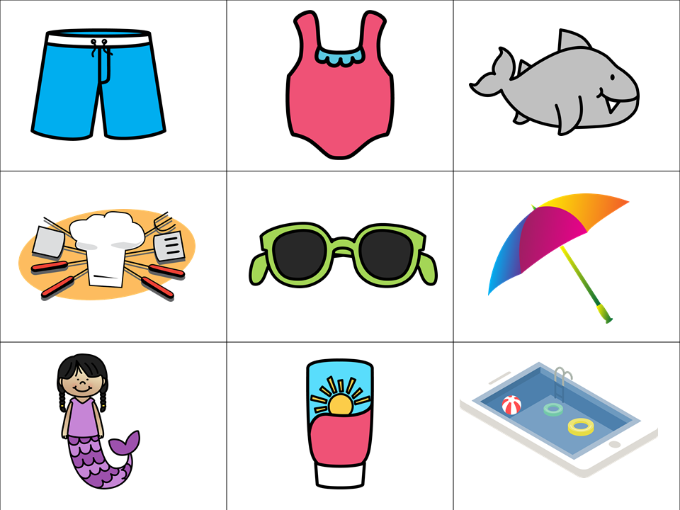 la classe de caro.: 27 mots-étiquettes - Thème - L'été