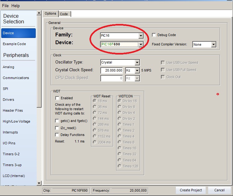 PIC16F690 - Blinky Led