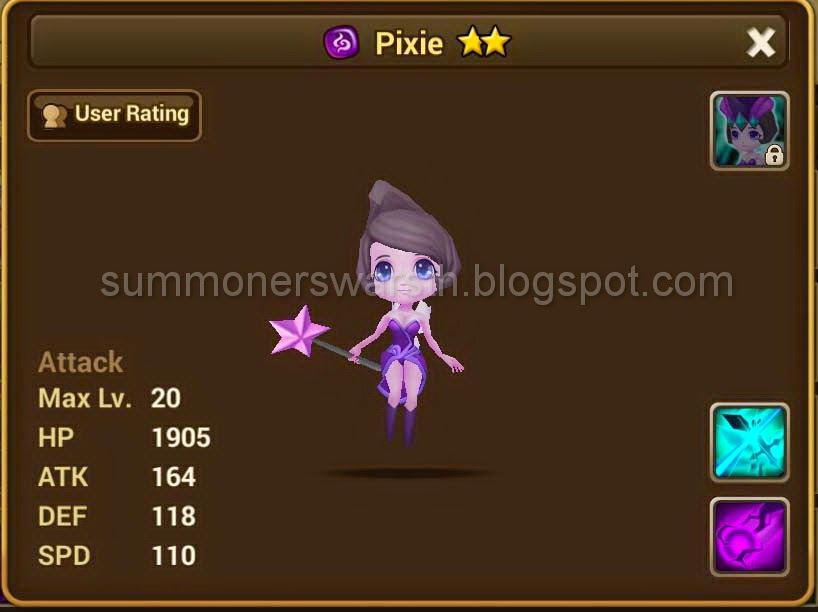 Pixie (Dark) | Summoners War