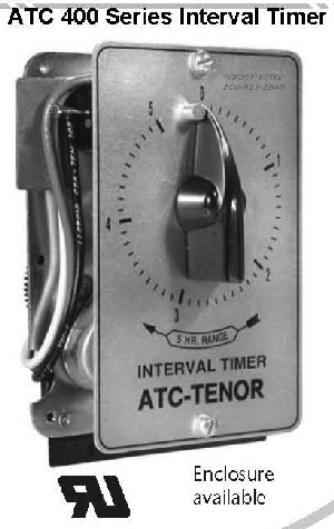 Industrial Electric Switches: ATC 400 INTERVAL SPRING WOUND TIMERS