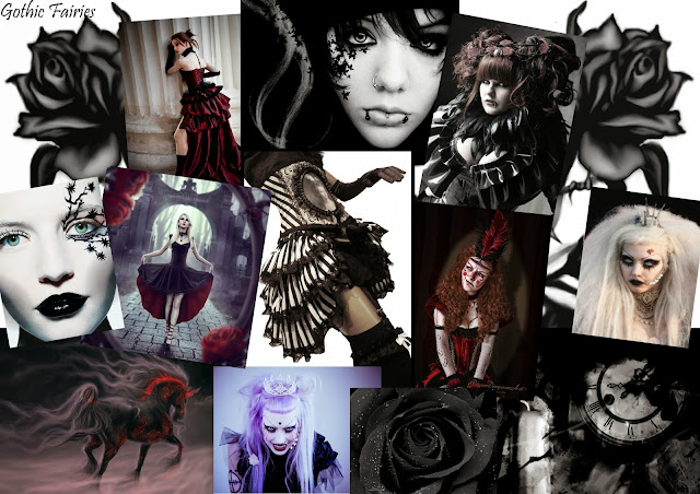 Ashley Aurora-Fashion : Gothic Fairy Tale Moodboard - Digital Design