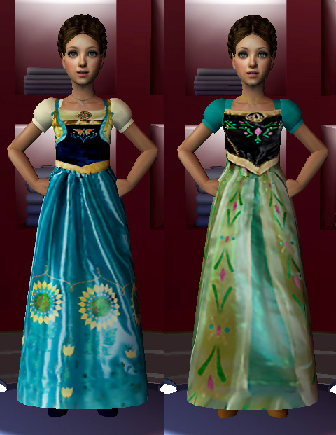 Birdgurl's Sims 2 Creations: Child Female Halloween Costume Collection 5