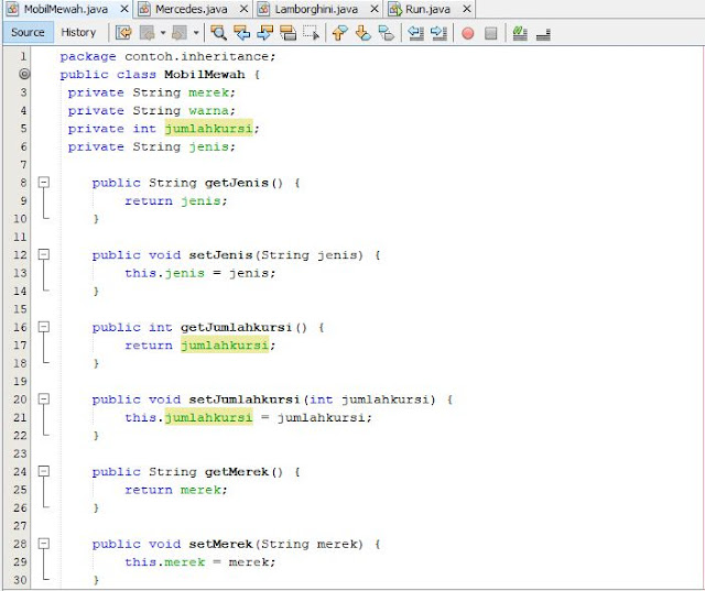 Enkapsulasi, Polimorfisme, dan Inheritance Dalam Java