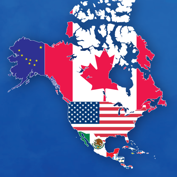 North American Flags