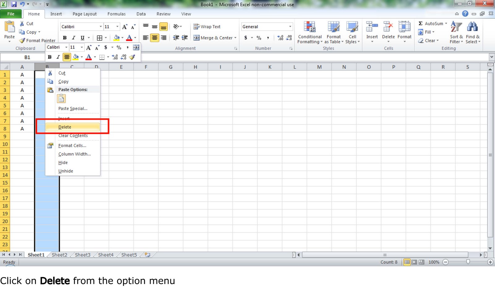 Crazy On Excel: Delete Columns or Rows Crazy On Excel: Delete Columns or Rows