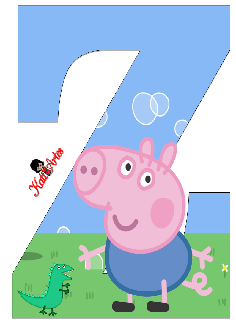 Alfabeto de George Pig. - Oh my Alfabetos!