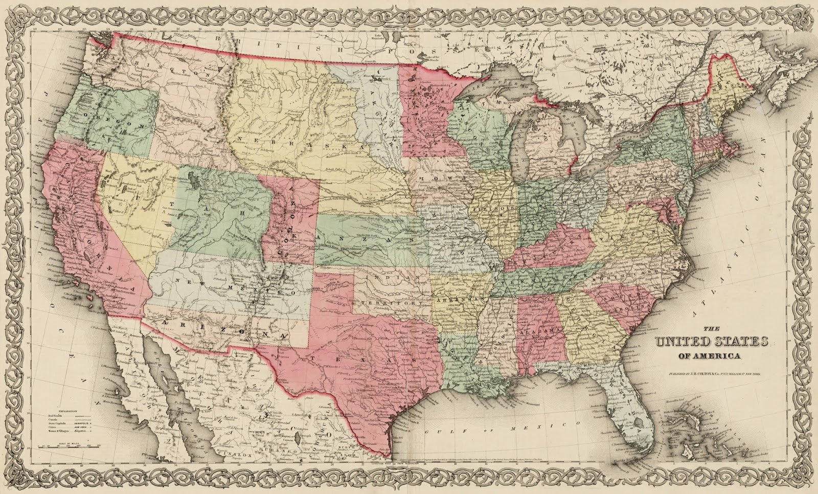Antique Prints Blog: Creating Colorado Territory