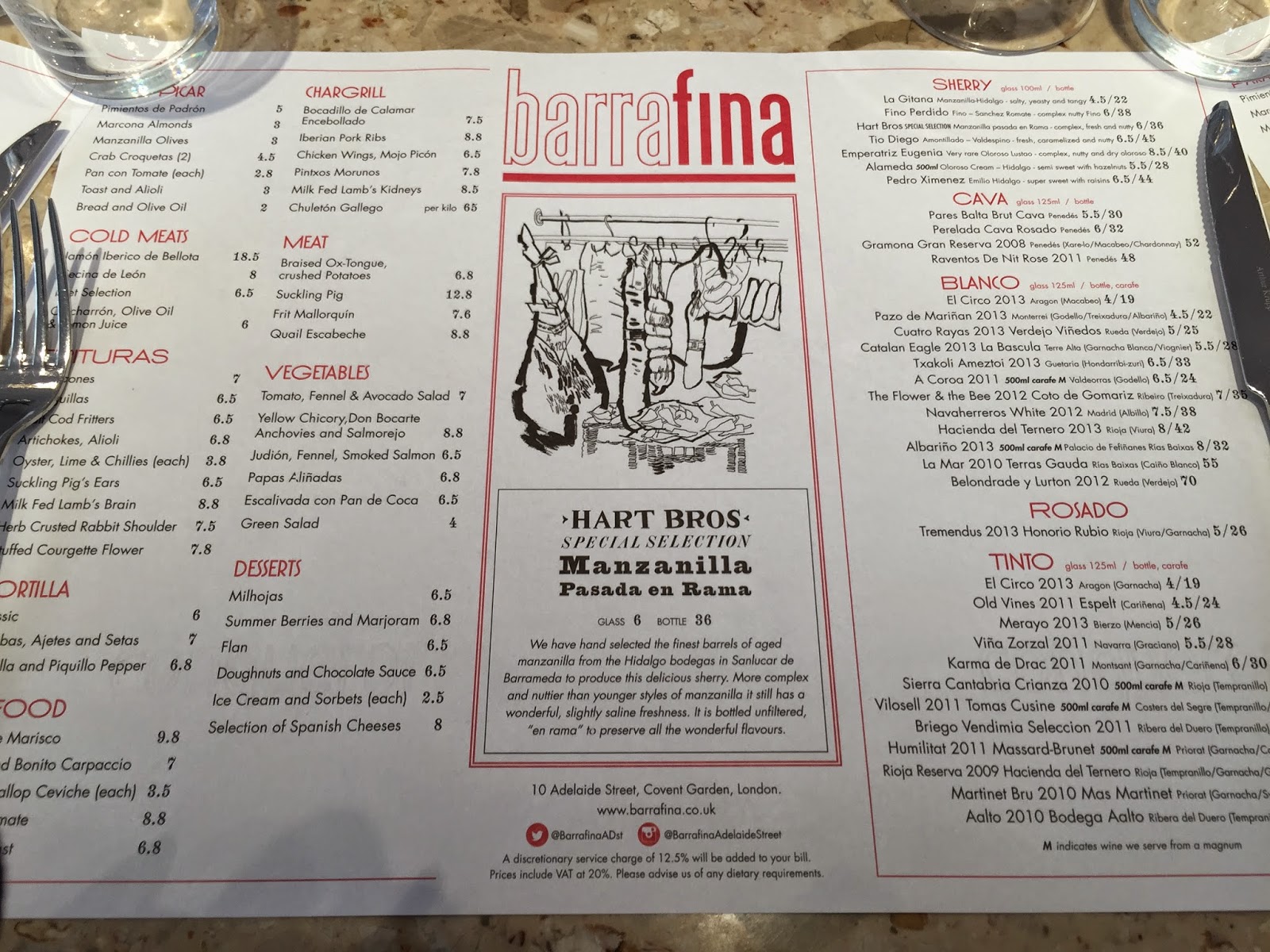 Cheese and Biscuits: Barrafina, Covent Garden