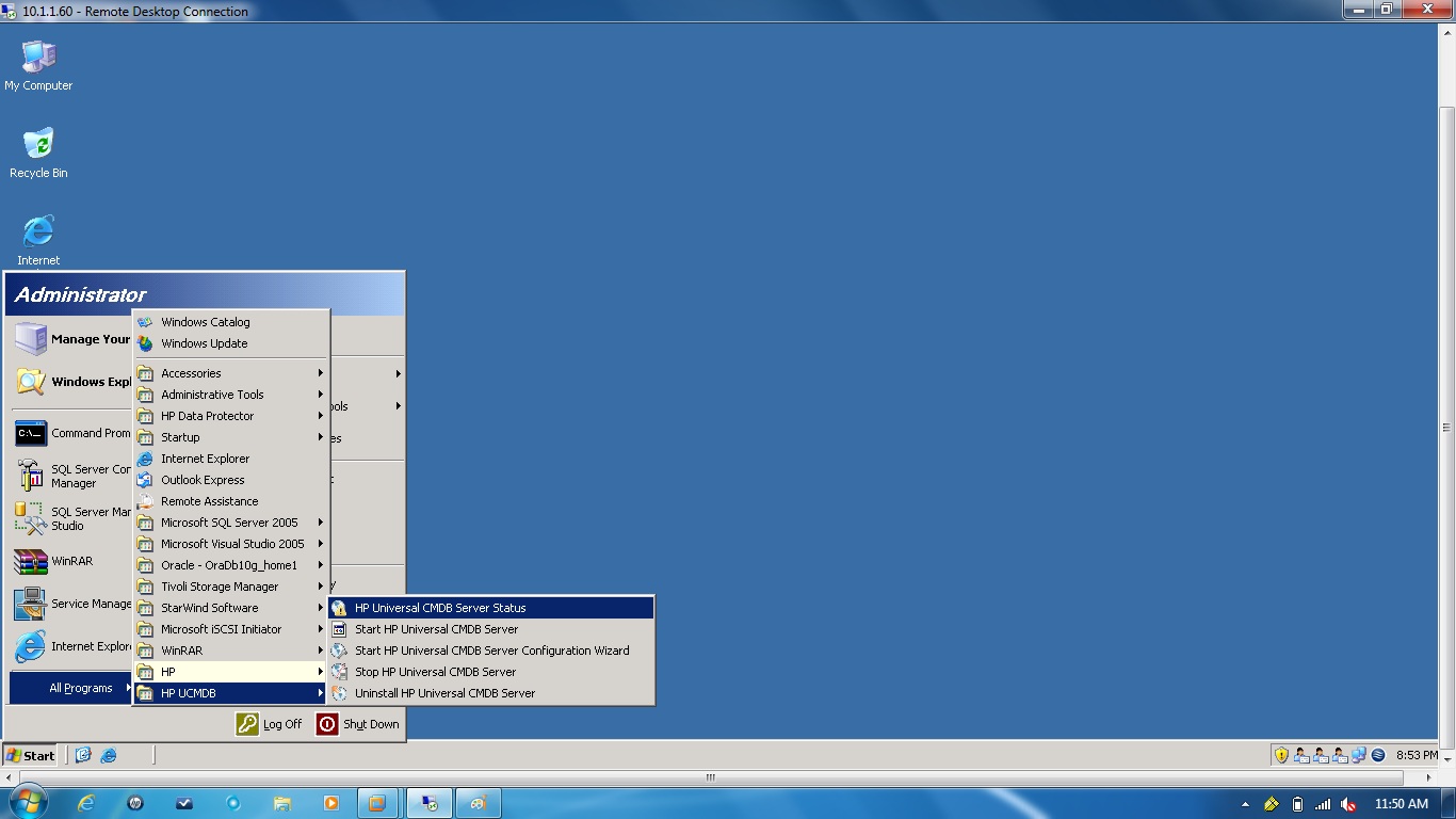 Remote Infrastructure Management: Install and Configure the HP UCMDB