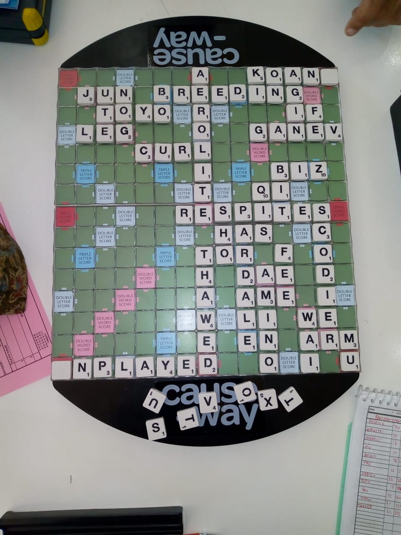 Capgemini International Scrabble Tournament 2019 - Game Boards ...