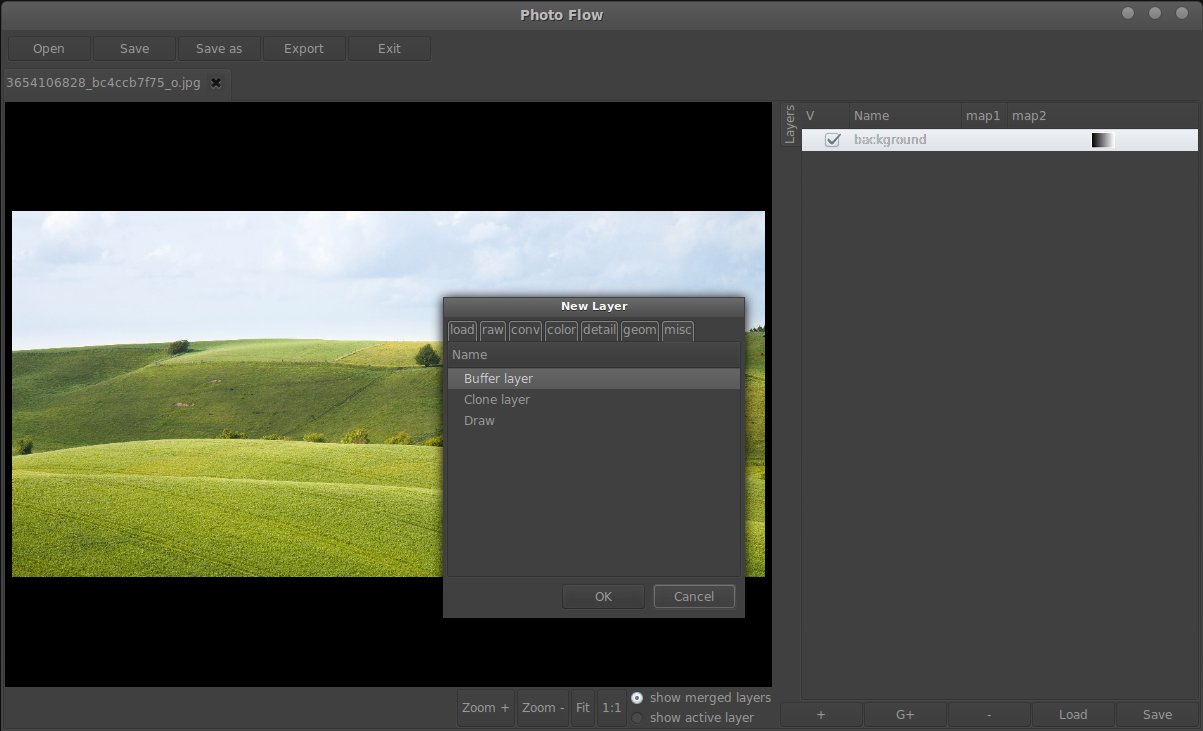 Photoflow image editor - evolutionjord