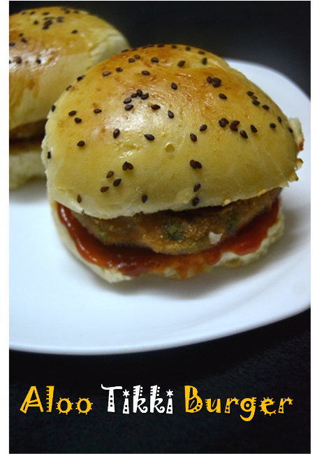 Vaniensamayalarai: Aloo Tikki Burger / Homemade Burger Buns With Potato ...