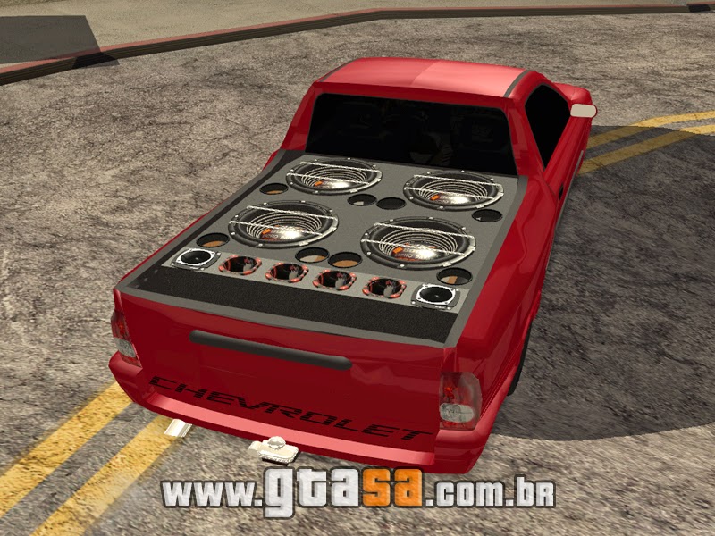 Mods GTA San Andreas: Chevrolet Corsa Pick-Up Edit + Som