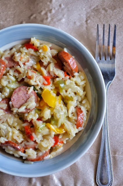 For the Love of Dessert: Cajun Sausage Risotto