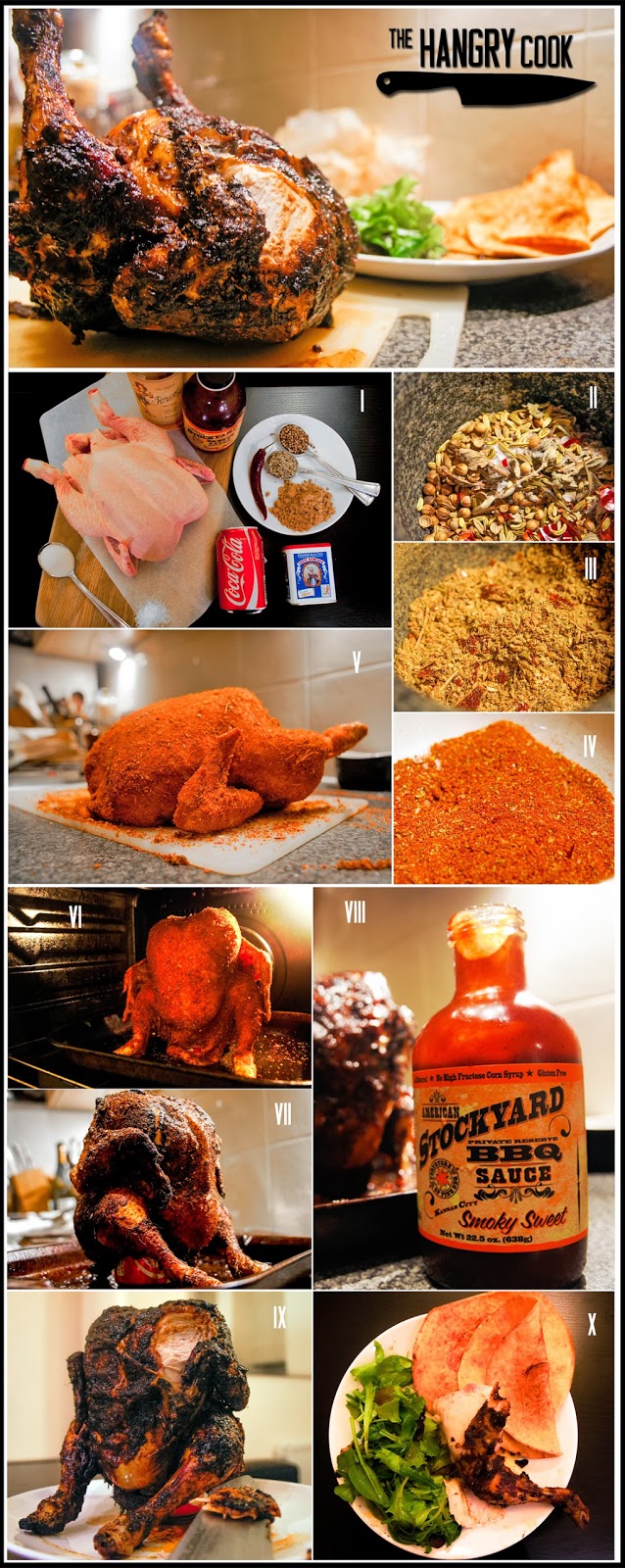 The Hangry Cook: BBQ Coke Butt Chicken