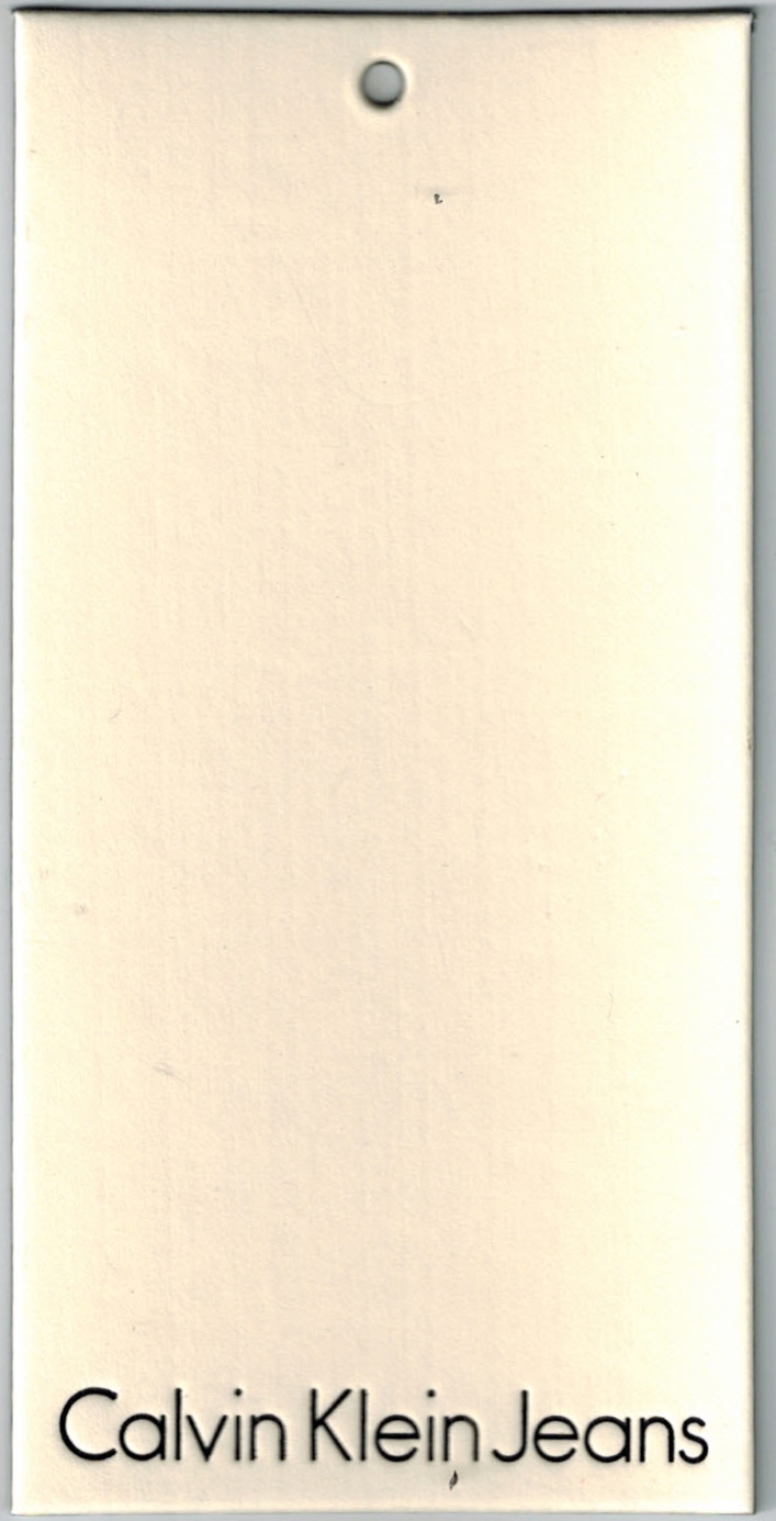 TheHangTagBlog: Hang Tag Review #27 - Calvin Klein Jeans