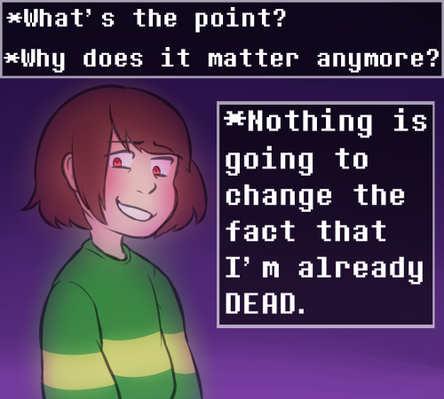 Undertale: AU - Flavor text Chara ~ Handlarz Iluzji