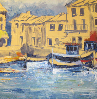 Paint On My Walls: Harbor Scene