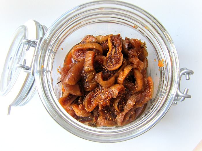 Tartines w/ Pickled FIGS, Ricotta & Pistachios