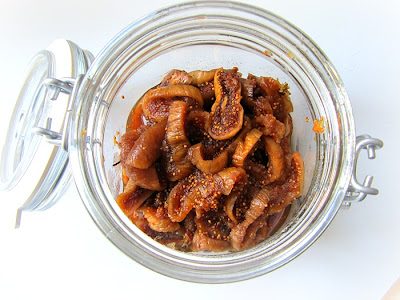 Tartines w/ Pickled FIGS, Ricotta & Pistachios