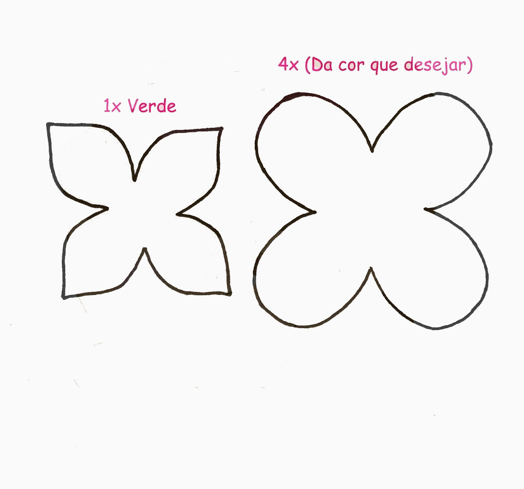 20 Moldes De Rosas Para Imprimir - Artesanato Passo A