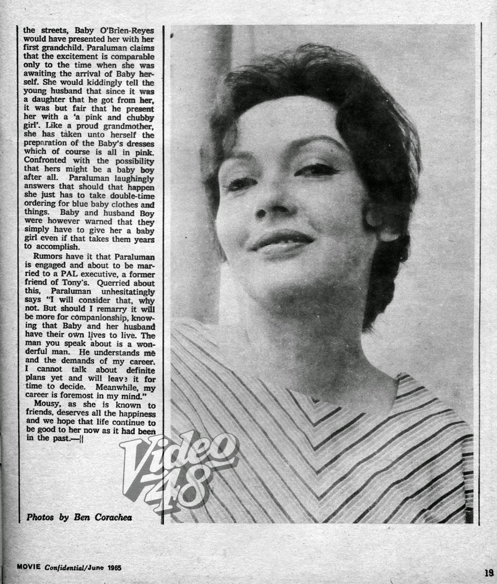 Video 48: SCREEN LEGEND PARALUMAN: THE LASTING BEAUTY/ MOVIE ...