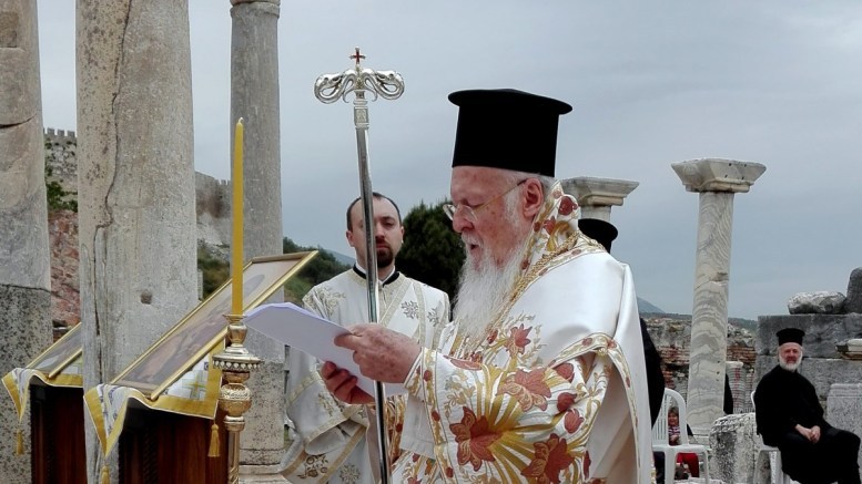 ΦΩΣ ΦΑΝΑΡΙΟΥ: Ο ΟΙΚΟΥΜΕΝΙΚΟΣ ΠΑΤΡΙΑΡΧΗΣ ΣΗΜΕΡΑ ΣΤΗΝ ΕΦΕΣΟ