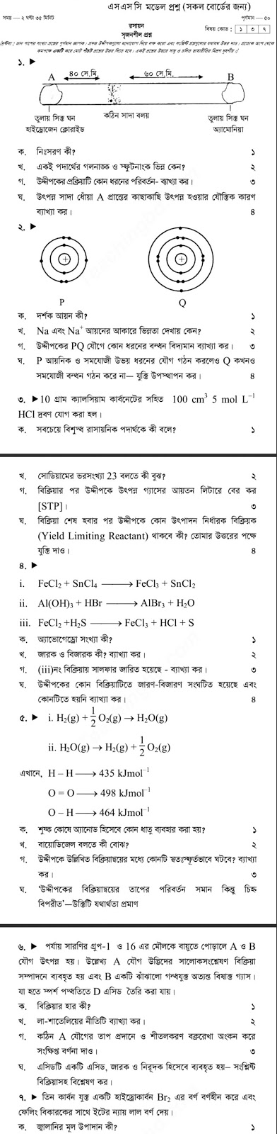 SSC Chemistry Model Question - 05
