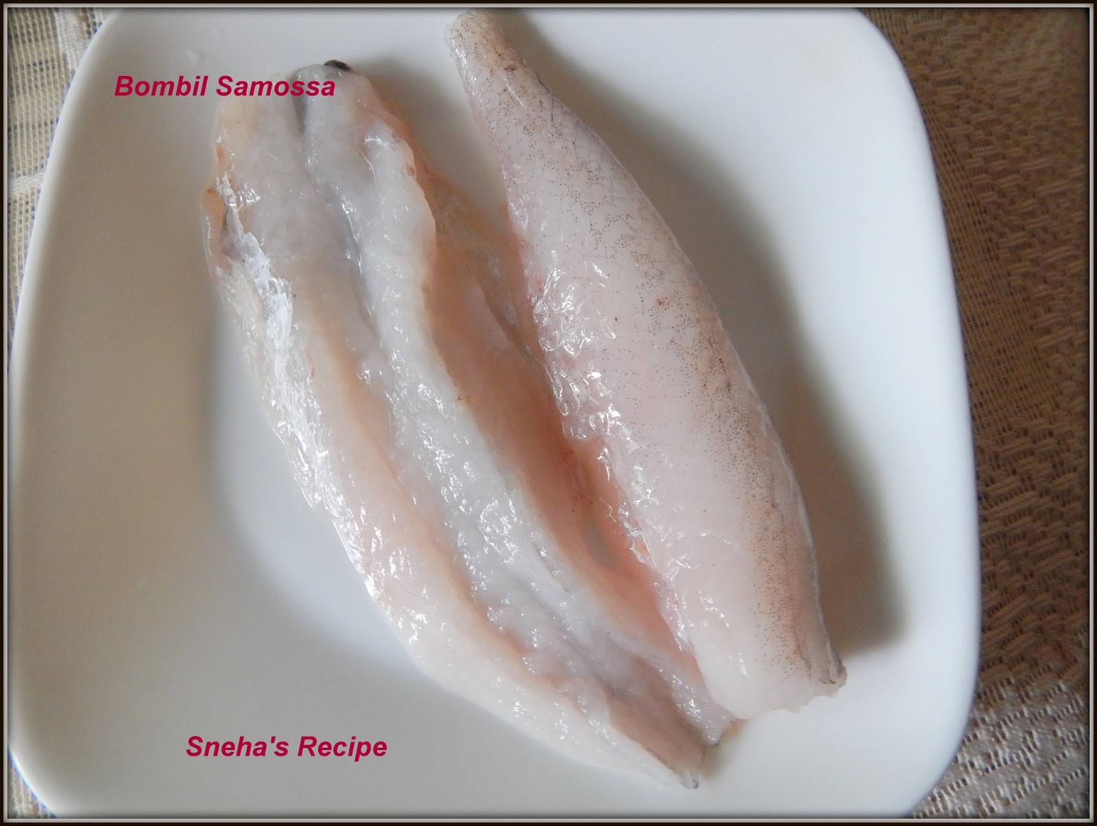 Bombil Samossa / Stuffed Bombay Duck #FishFriday - Sneha's Recipe