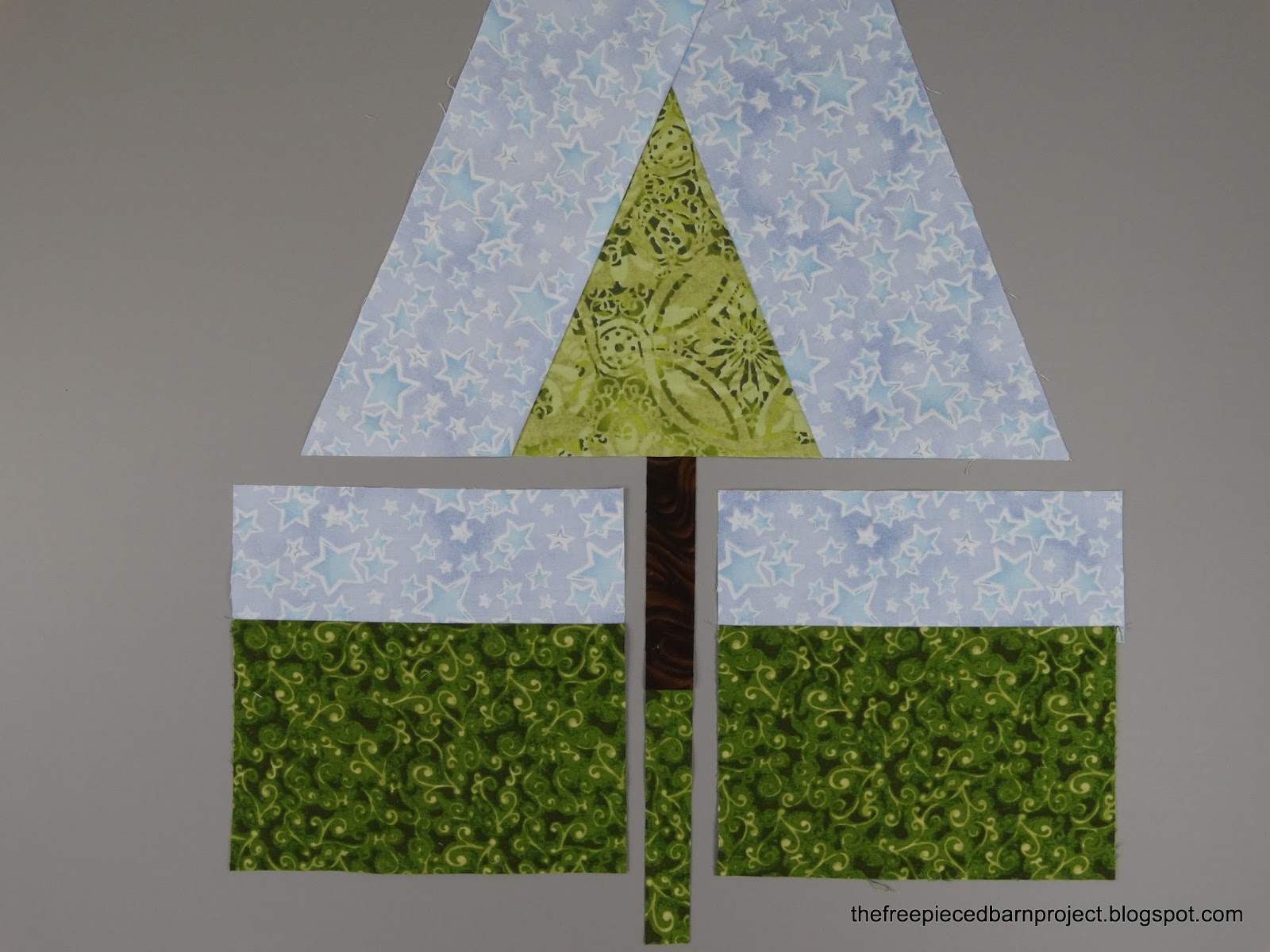 Build a Barn - The Blog: Tutorial - Free Pieced Trees