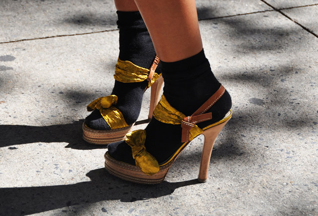 Trendy or Tacky: Socks With Heels? - Stylish Starlets