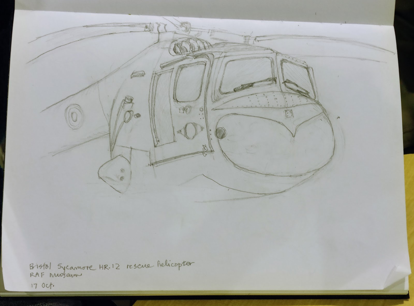 margaret-cooter: Drawing Tuesday - RAF Museum