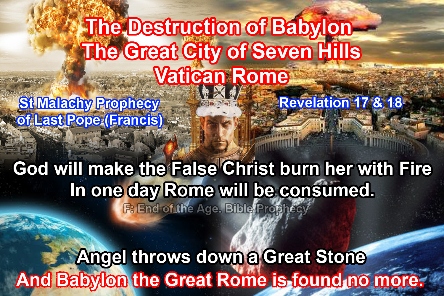 End of the Age. Bible Prophecy: DESTRUCTION of BABYLON EMPIRE and CITY ...