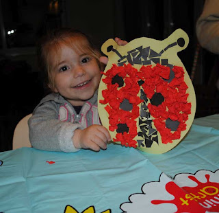Lady Bug Collage Craft ~ Cyprus Weather