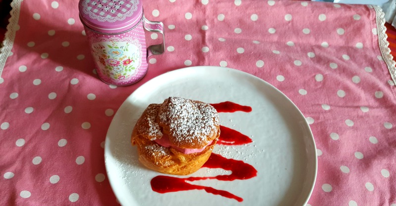 La cuisine & Claudine: Chou à la crème de framboises