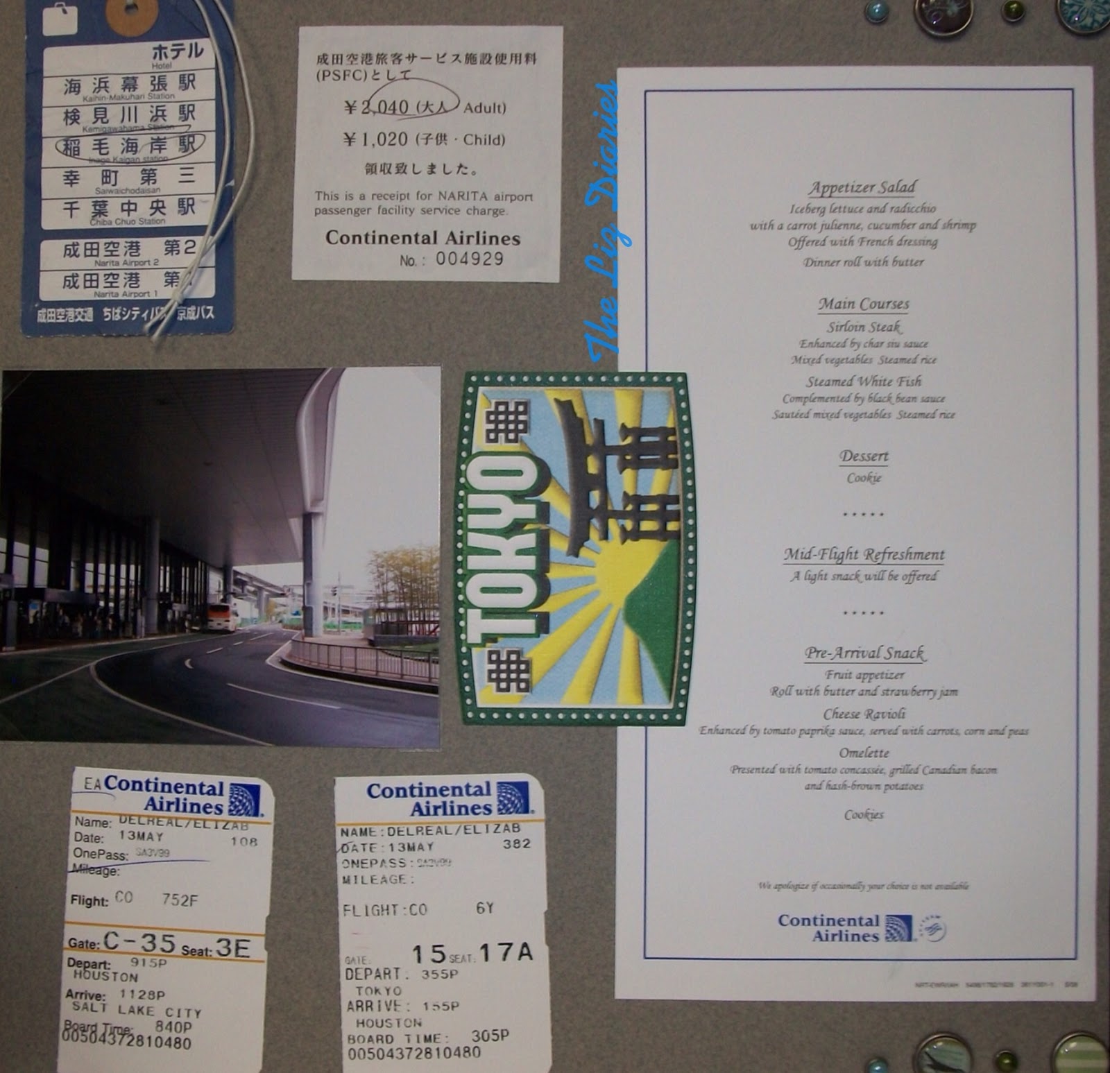 The Liz Diaries : Japan Travel Scrapbook Pages