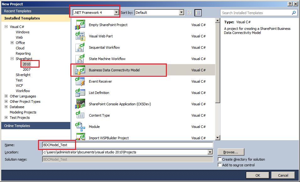 UKReddy SharePoint Journey: Creating a BCS External Content Type using Visual Studio 2010