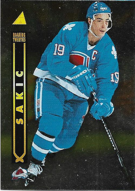 My PCs--one card at a time: Joe Sakic card #113 1995-96 Pinnacle ...