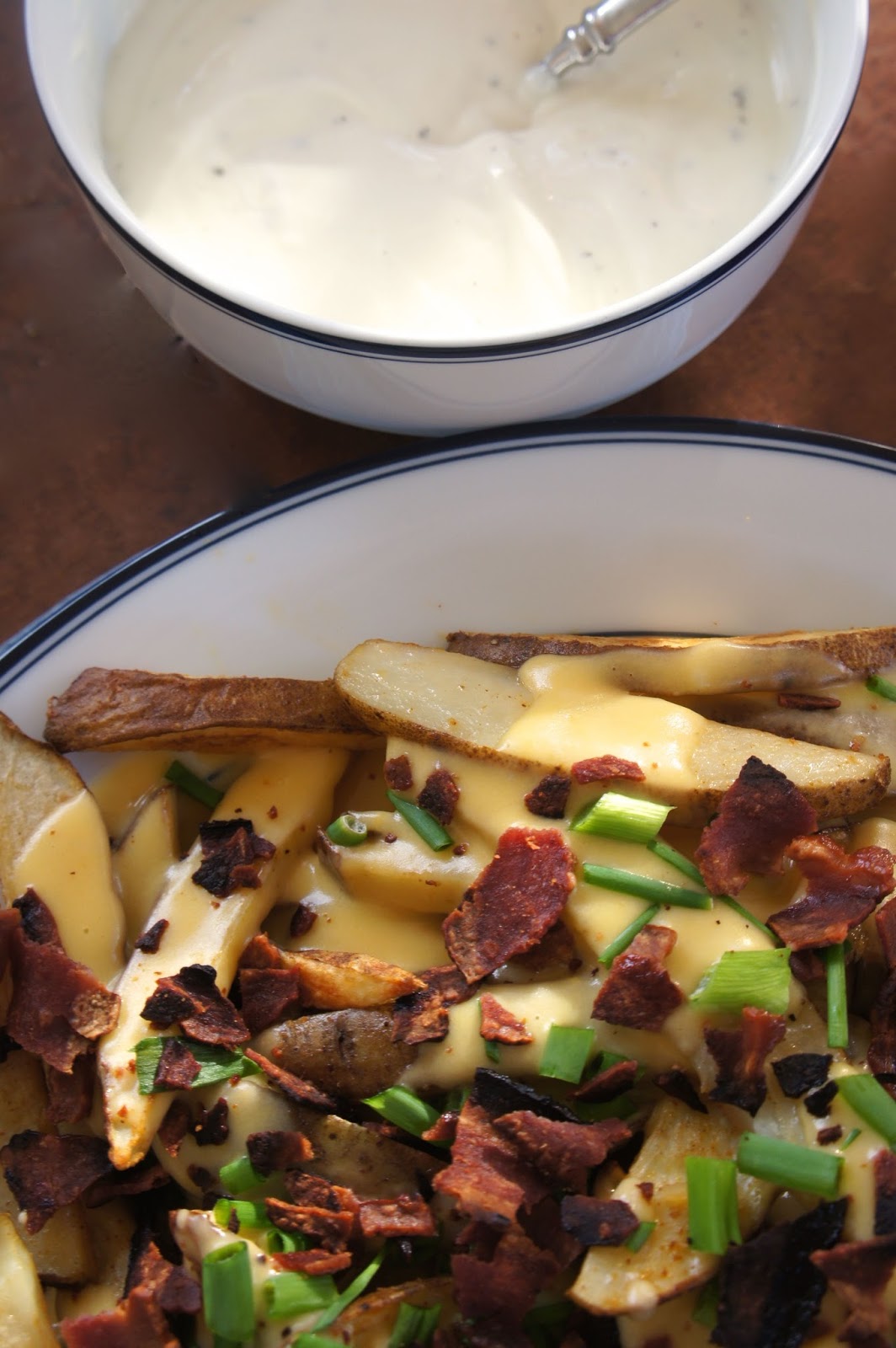 Savory Sweet and Satisfying: Loaded Cheesy Fries with Ranch Sauce