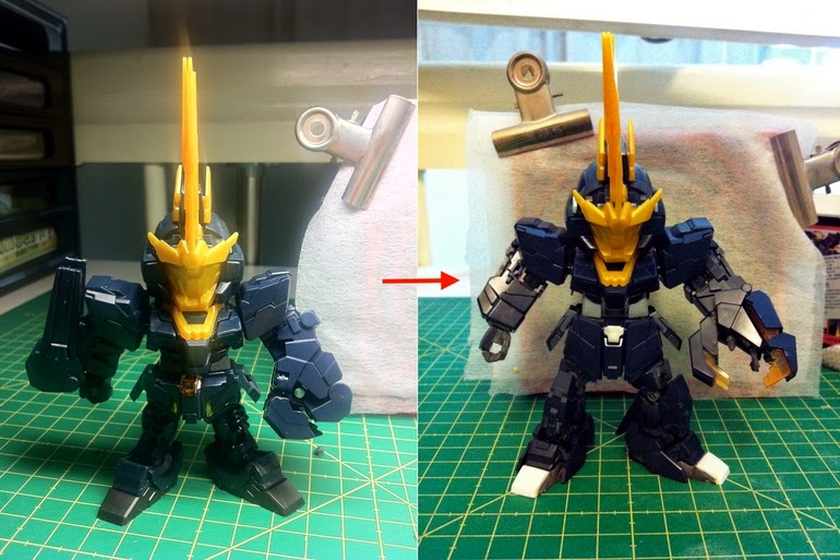 GUNDAM GUY: SD Banshee Norn 'Rework' - Custom Build
