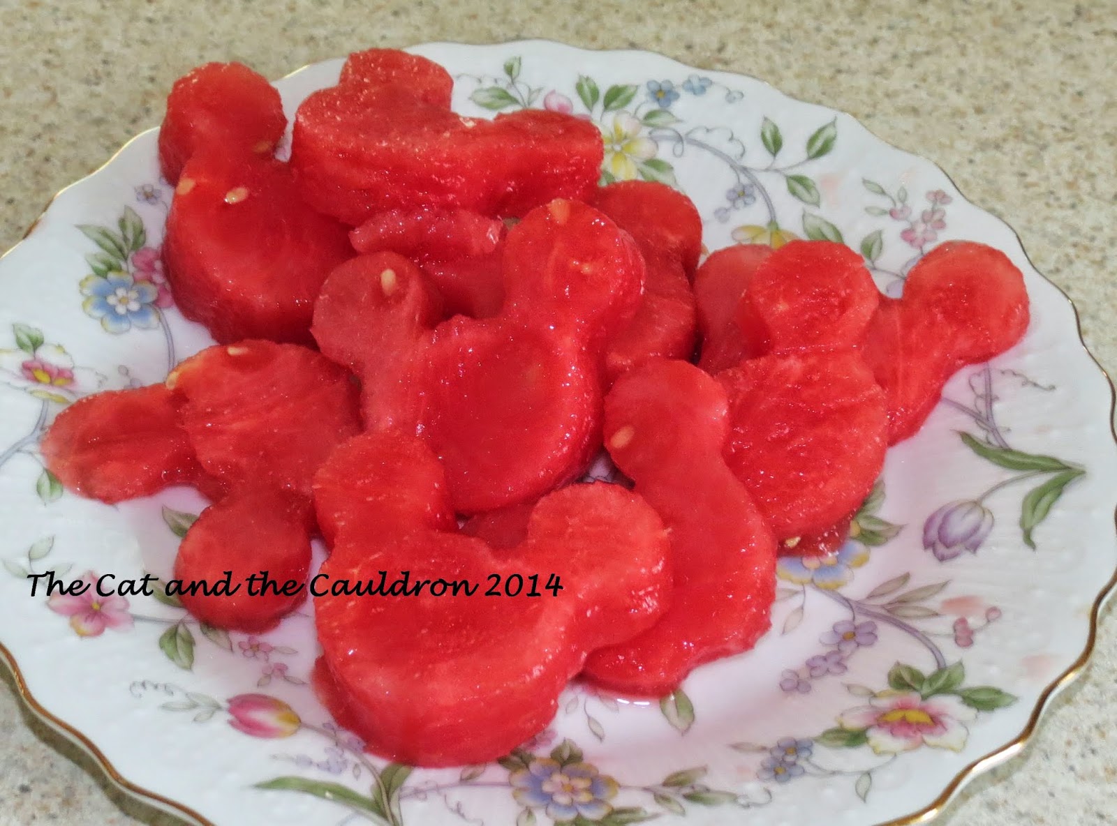 The Cat and the Cauldron: Mickey Mouse Watermelon Snacks..