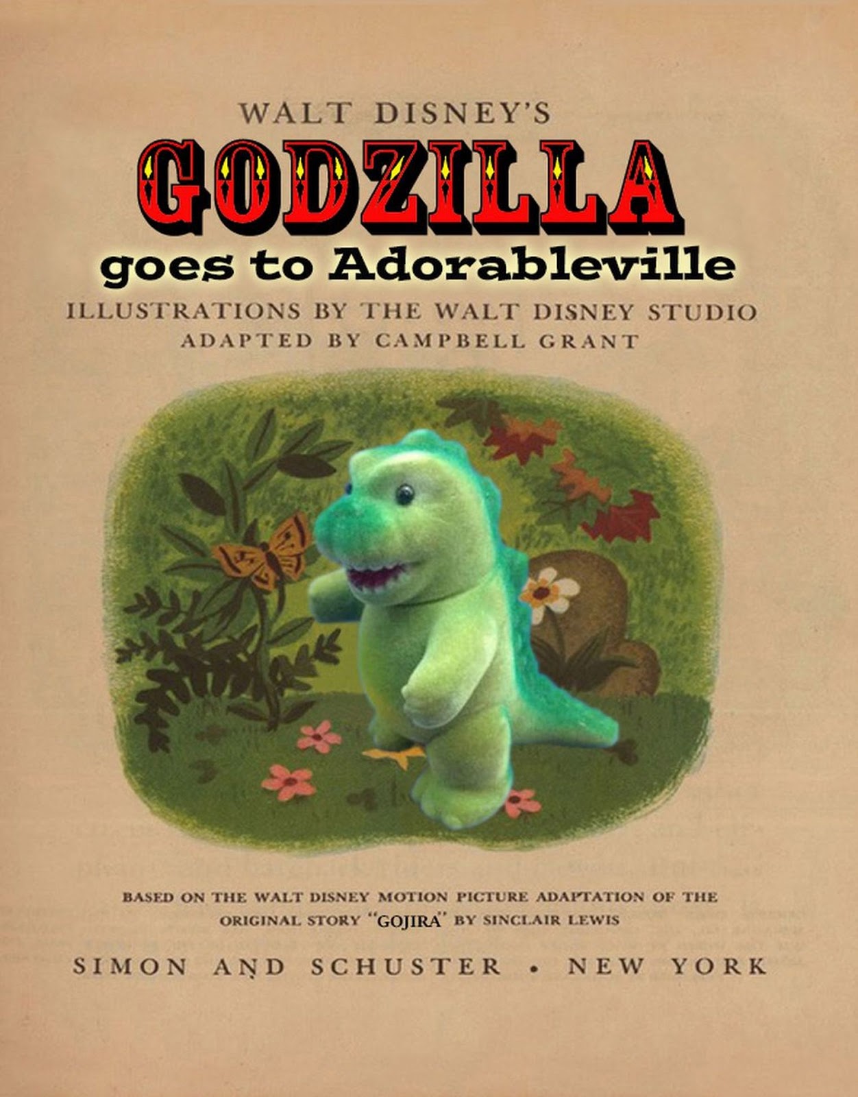 the sphinx: The Godzilla Little Golden Book (Golden, 19??)