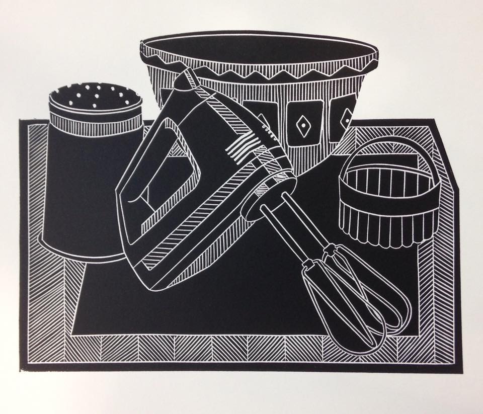 Pinzellades al món: Il·lustracions de Jan Brewerton: ens fiquem a la cuina