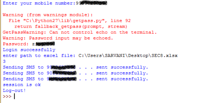 Technology Blog : python code to send SMS data in excel automatically ...