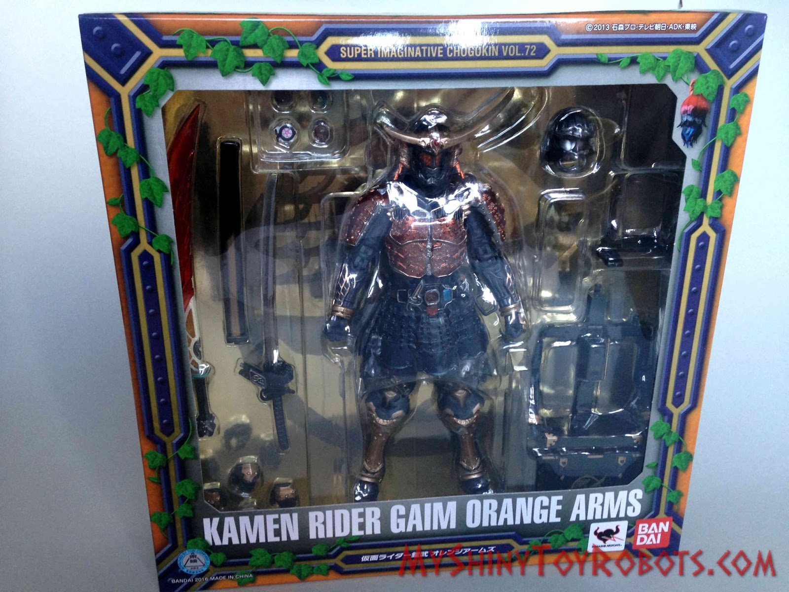 My Shiny Toy Robots: Toybox REVIEW: S.I.C. Kamen Rider Gaim Orange Arms