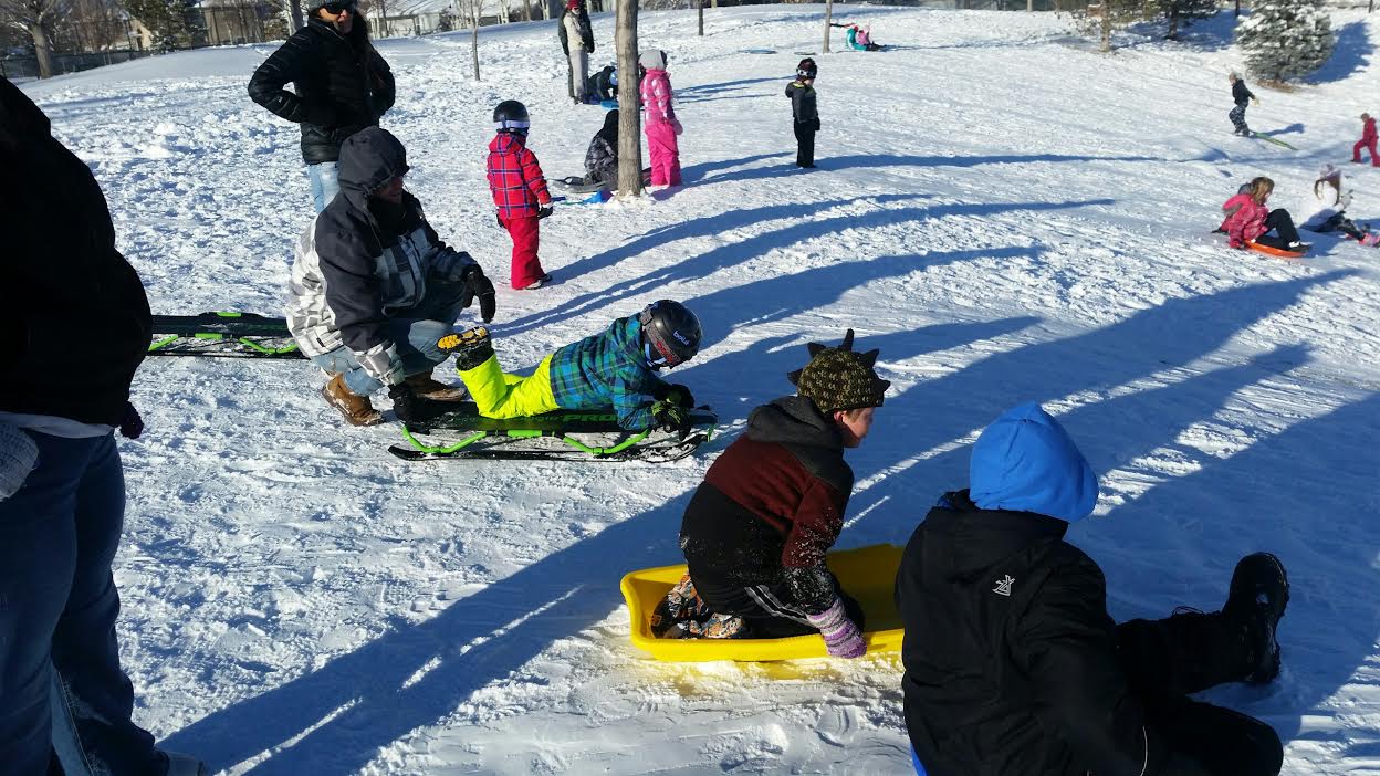 Twelve Makes a Dozen: Sledding