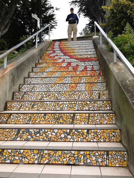GOING ON ADVENTURES: Amazing tiled steps of San Francisco