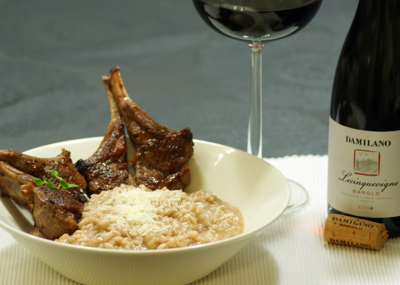 Keittotaiteilua: Risotto al barolo