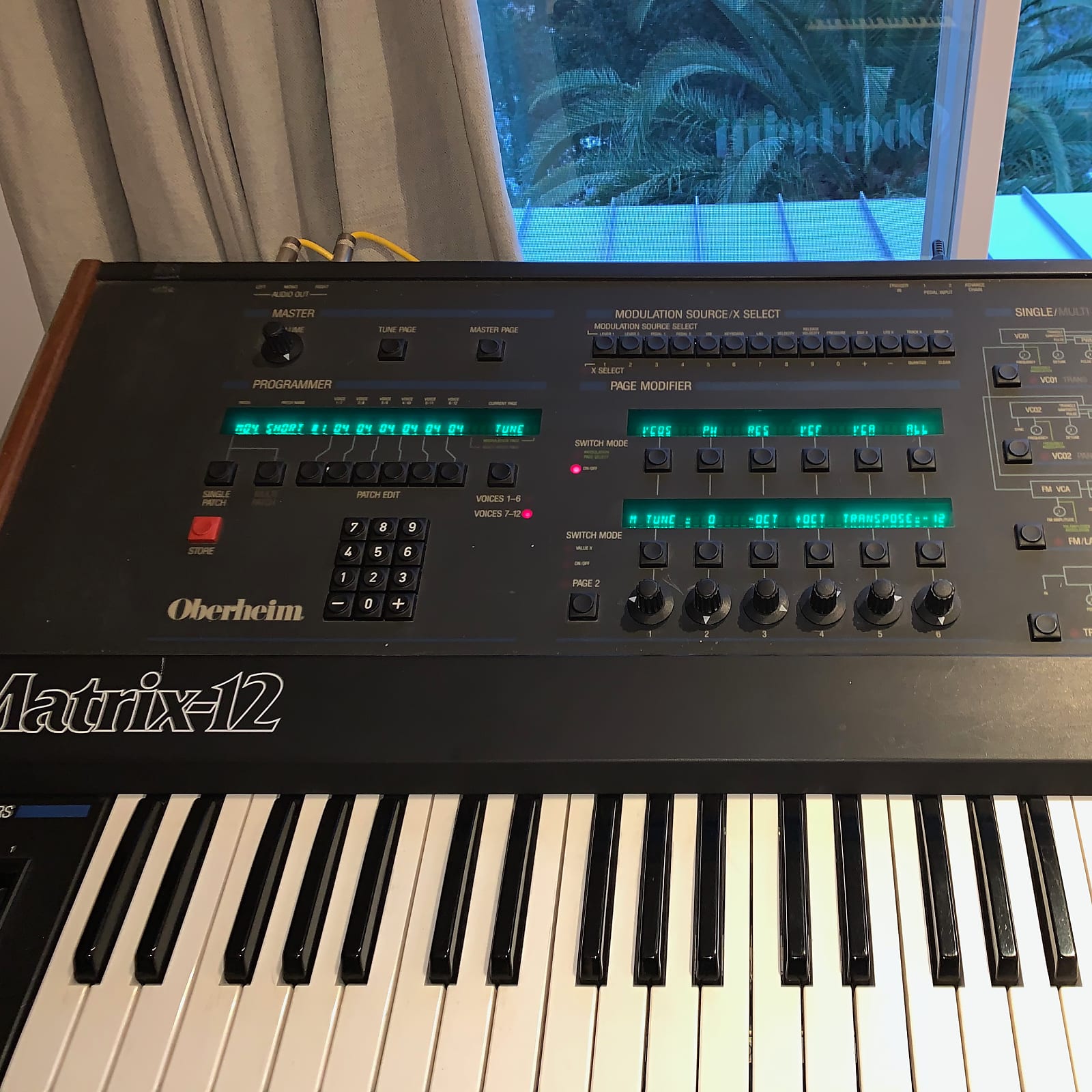 MATRIXSYNTH: Oberheim Matrix-12 - Cleaned and Future Proofed SN P63701